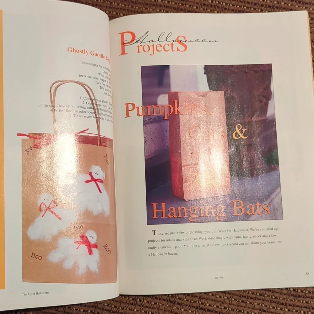 H&S Media | Accents | Joy Of Halloween Fall 998 Magazine Party Ideas ...